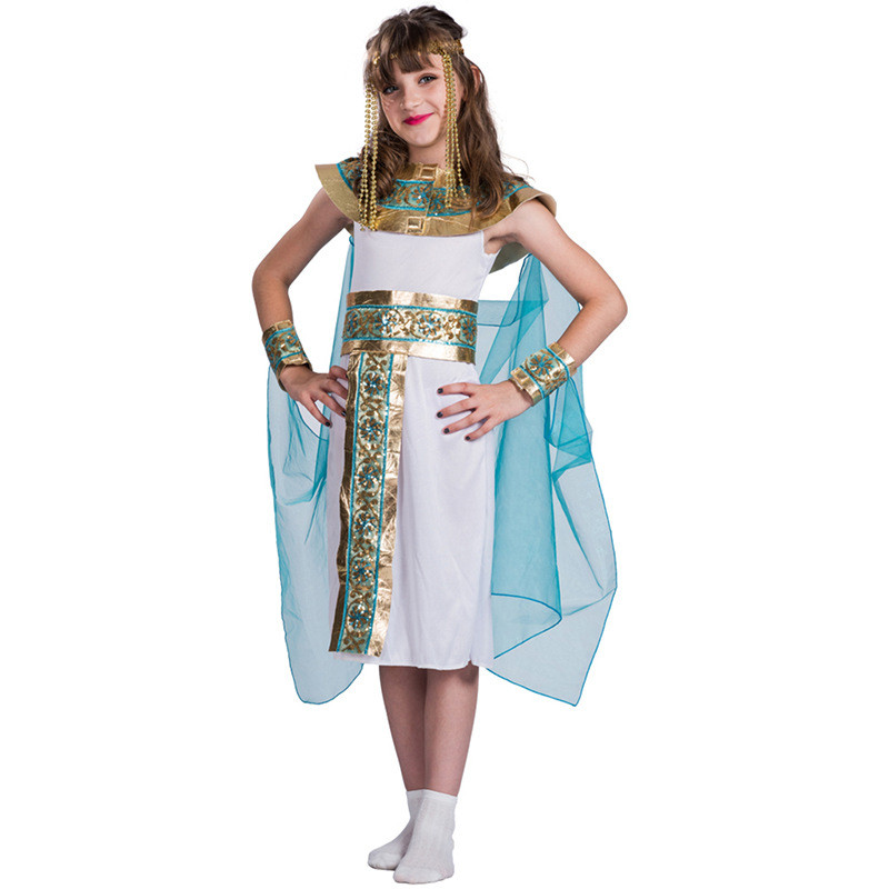 2.24 Girls' Day Prom Children Queen Cosplay Costume Prin Makeup ...