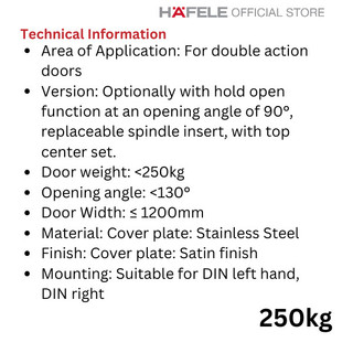 Hafele Floor Pivot Hinge Complete | Shopee Philippines
