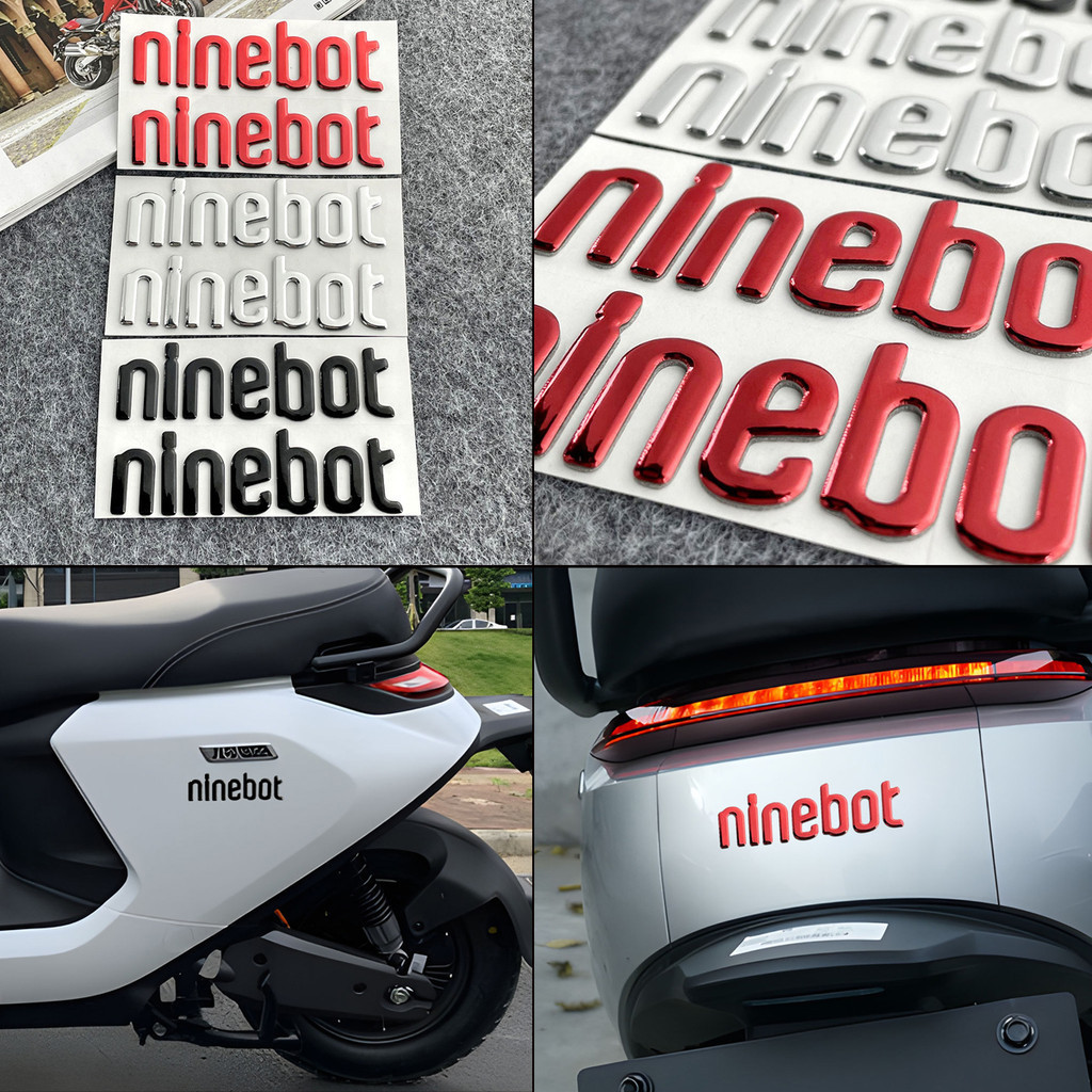 3D Gel Ninebot Logo Sticker Motorcycle Body Strip Sticker Electric ...