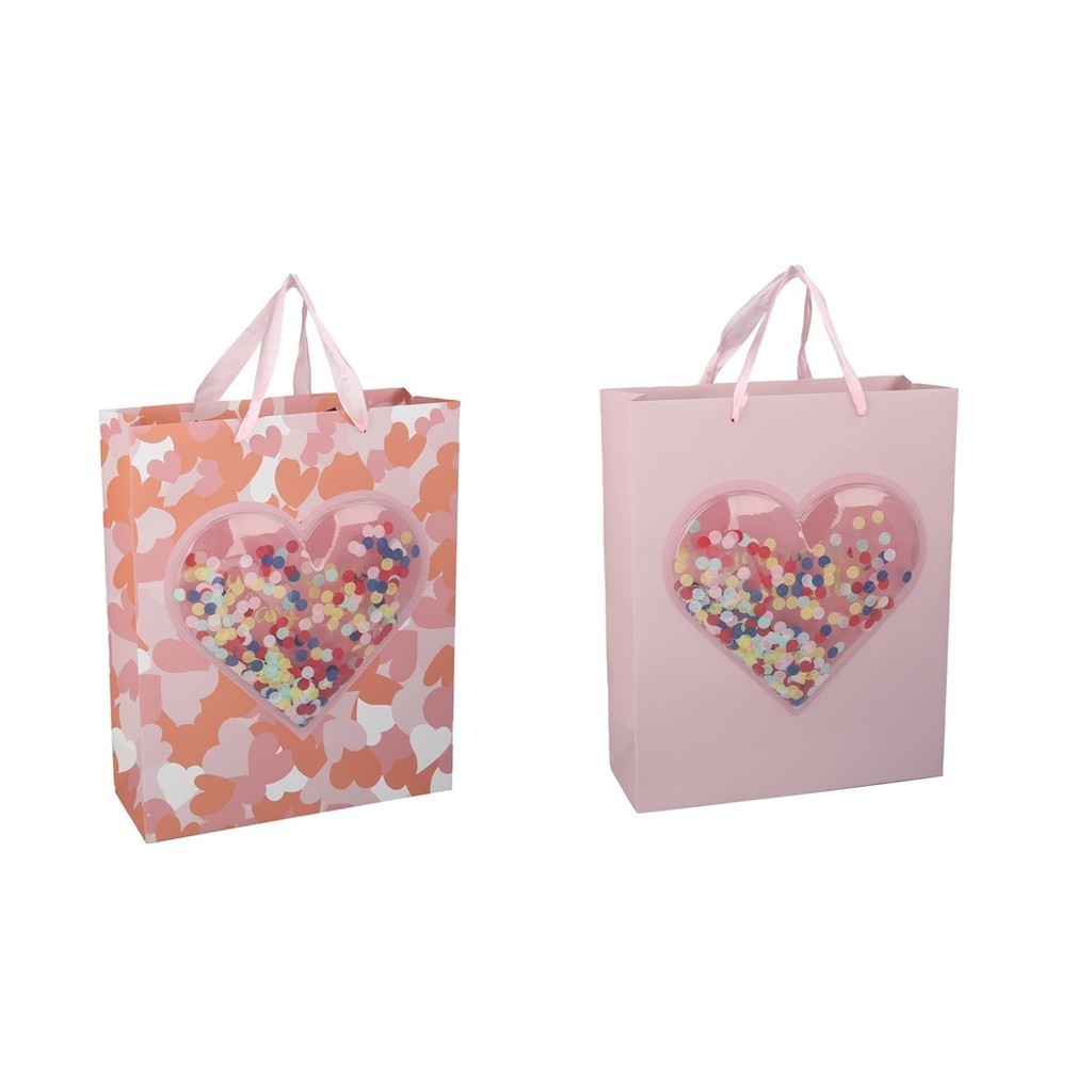 MINISO Pink Romance Series Gift Bag (2 Assorted Models) | Shopee ...