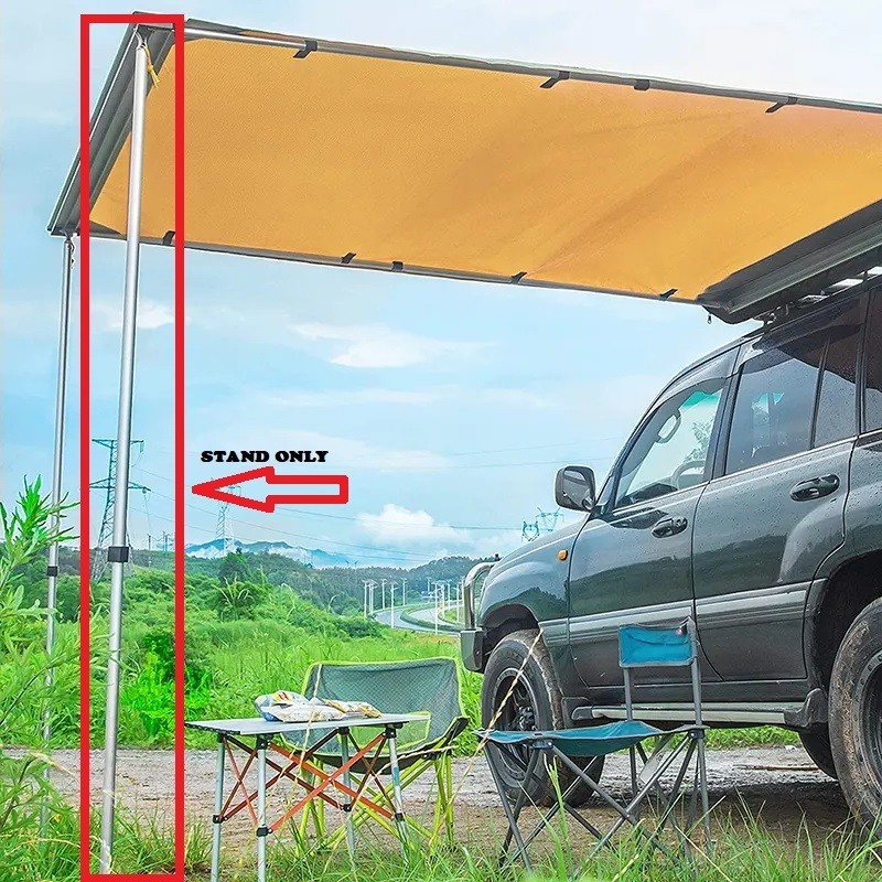 Car Awning Stand Replacement Standing Poles Adjustable Pole Up to 260cm ...