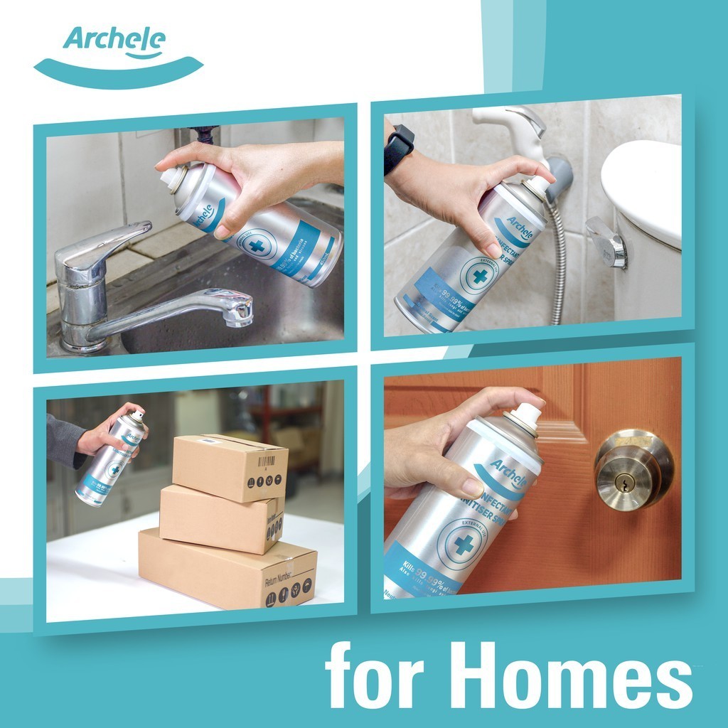 Eversafe By Archele Disinfectant Sanitizer Spray, 75% Ethyl Alcohol ...