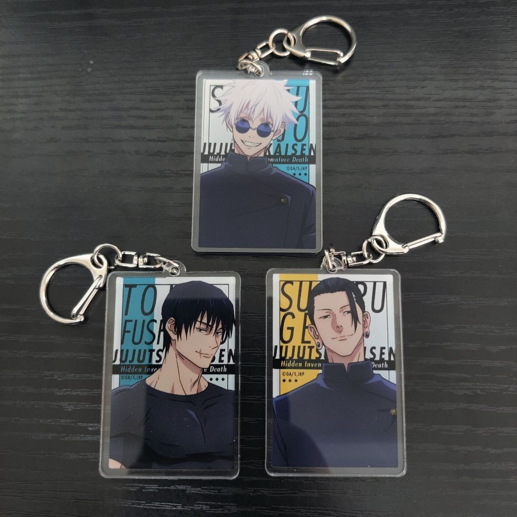 Jujutsu Kaisen Yuji Megumi Satoru Nobara Key Chain Acrylic Bag Pendant ...