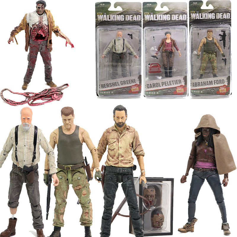 McFarlane Toys The Walking Dead Action Figure Michonne Rick Grimes Negan Model Doll Toys ...