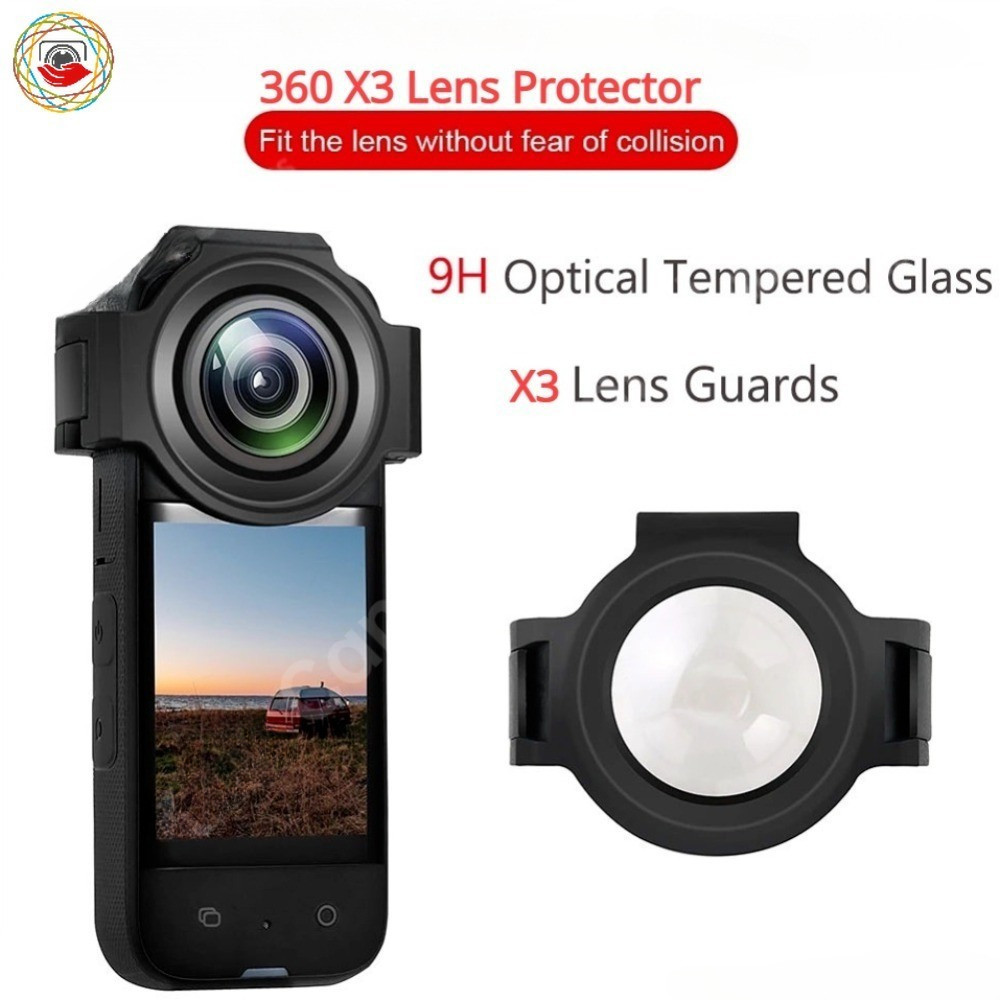 I360 X3 Tempered Glass Lens Guards High Tansmittance Lens Protect Cover ...