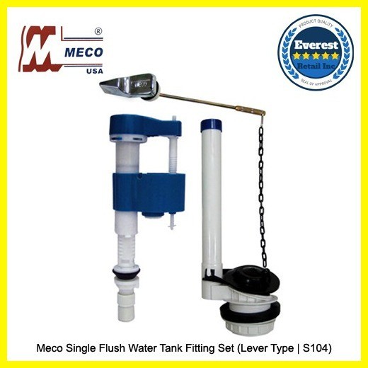 ๑ Meco Single Flush Water Tank Fitting Set (Push Button Type | S103 ...
