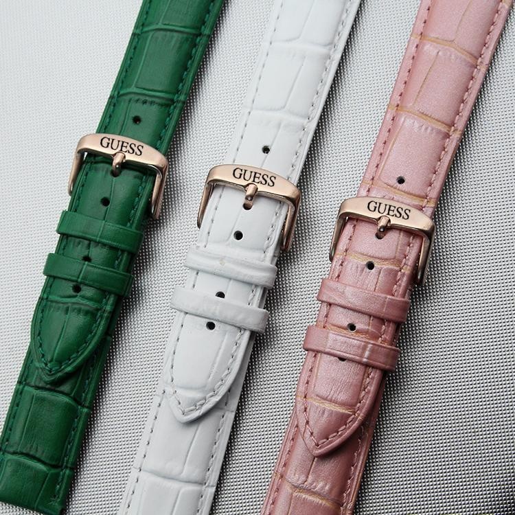 Guess Women's Watch Strap Women's Genuine Leather Watch Chain Pin ...