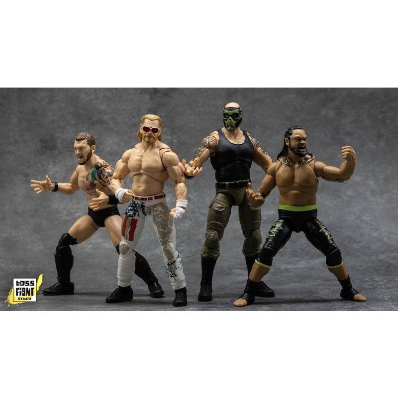 [Ready Stock] Genuine BFS Deluxe Major League Wrestler 1/12 Cruger Fatu ...