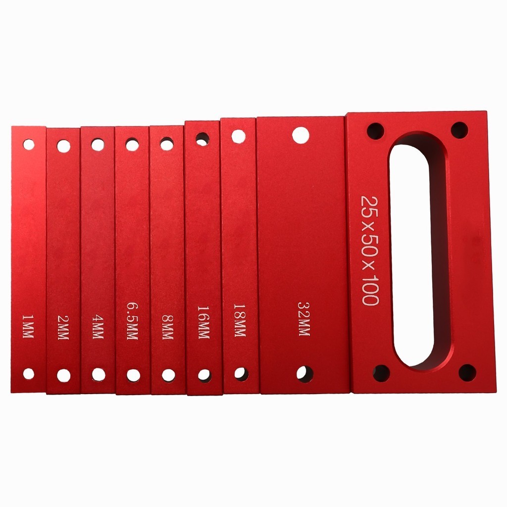 {Twiligh} 9PCS Metric Setup Blocks Height Gauge Aluminum Setup Bars for ...