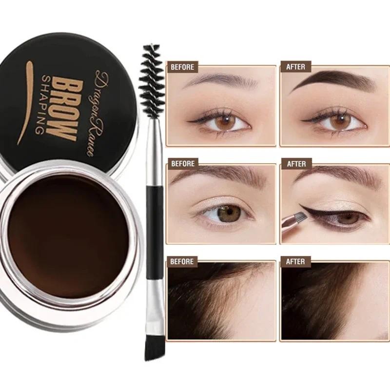 3D Wild Eyebrow Gel Wax Brow Styling Soap Waterproof Long Lasting Tint ...