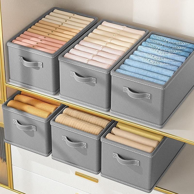 Household Storage Box for Clothes Foldable Clothes Organizer Wardrobe ...