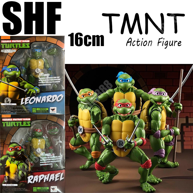 Shf Tmnt Action Figure Leo Don Mikey Raph Teenage Mutant Ninja Turtles Neca Shfiguarts Raphael
