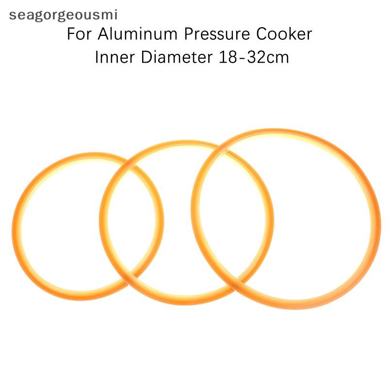 Seph Brown Color Silicone Rubber Gasket Sealing Ring For Aluminum Pressure Cooker 18/20/22/24/26 ...