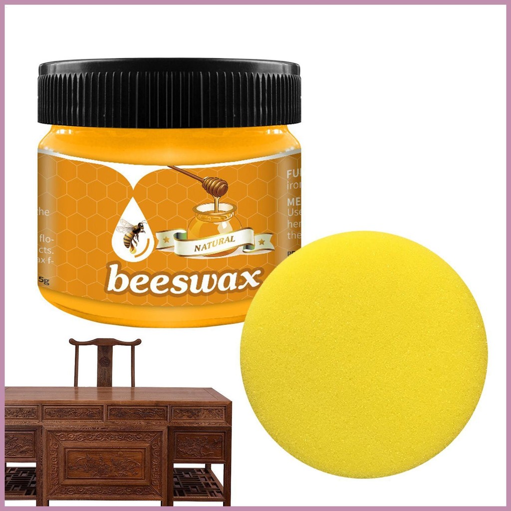 Woodcare Beeswax Natural Waterproof Table Wax For Wood With Sponge ...