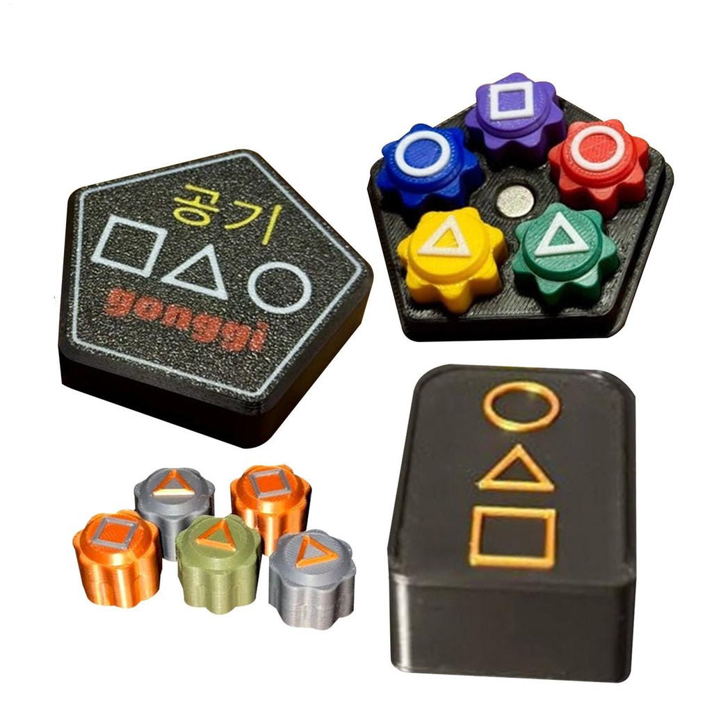 Gong-gi Korean Jack Stone Gonggi Game Set (5 pcs) Squid Game 2 ...