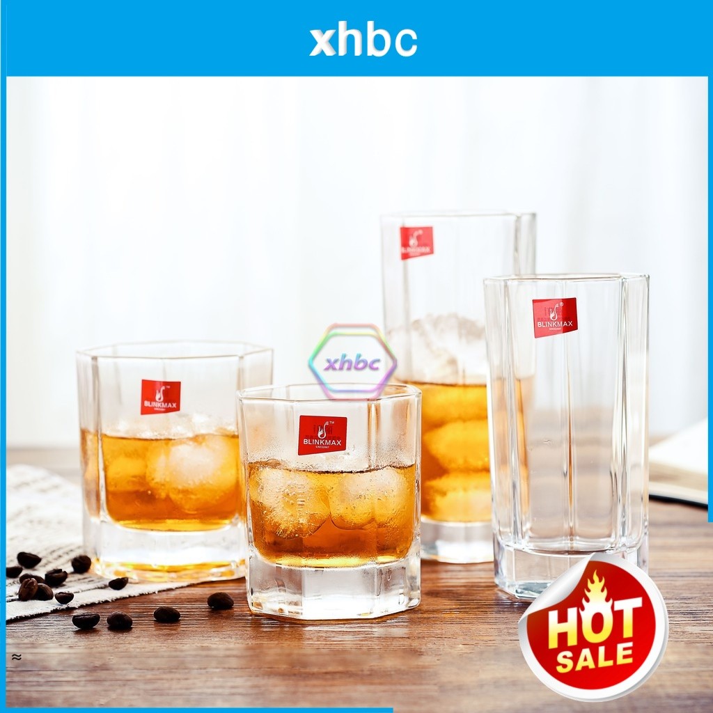 BLinkMax 310ML Gibraltar Dining Cup Octagonal Cup Drink Cup Beer Cup ...