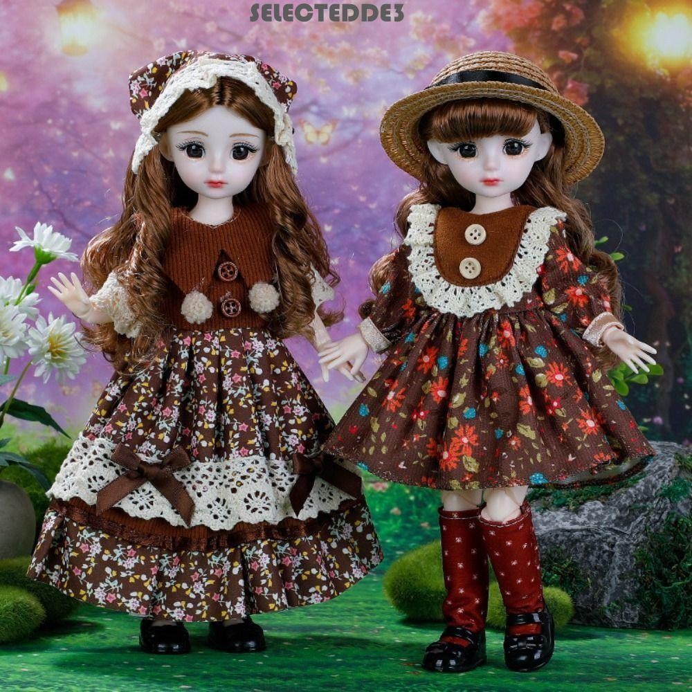 SELECTEDDE 30cm Anime Bjd Doll, Spherical Joint with Clothes 1/6 Bjd ...