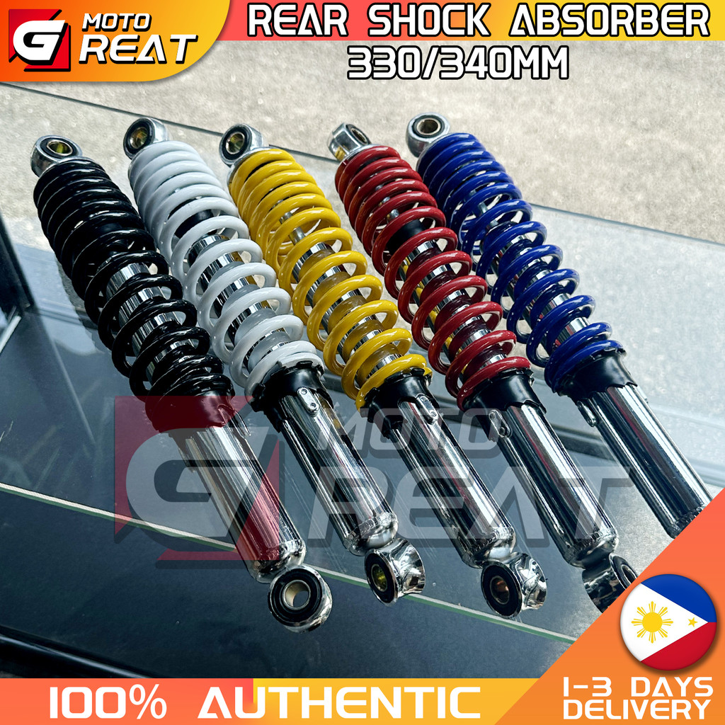 330/340MM Hydraulic Rear Shock Absorber Pair Packed Motorcycle ...