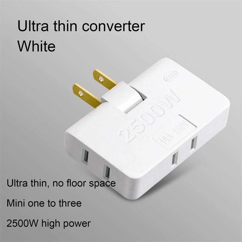 Rotatable Socket Converter One In Three Extension Plug Universal ...