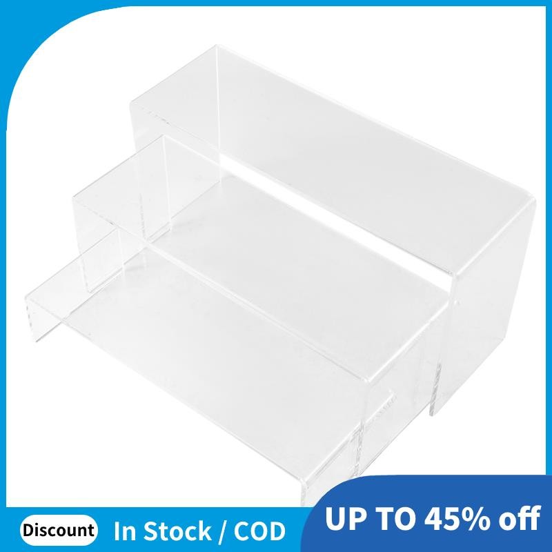 Best Sell 3 Tier Acrylic Clear Display Stand Riser Showcase Jewellery ...