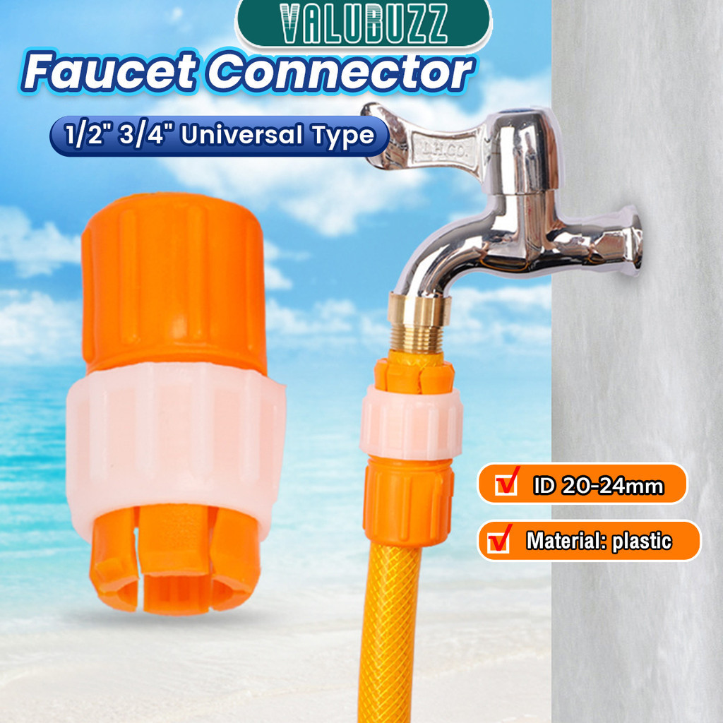 VLB Universal Faucet Connector Pipe Connector Water Pipe Retainer 1/2 ...