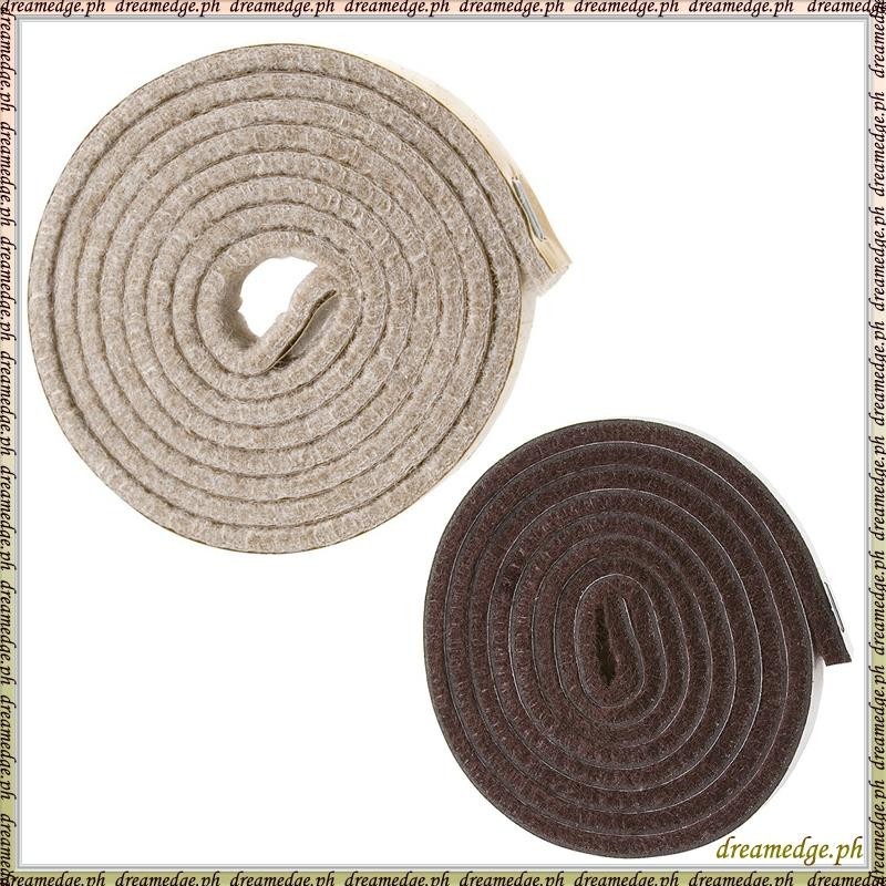 [S D K G] Self-Stick Heavy Duty Felt Strip Roll for Hard Surfaces (1/2 ...