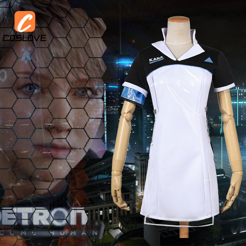Anime Game Detroit Become Human Kara Cosplay Full Set Costume Suit for ...