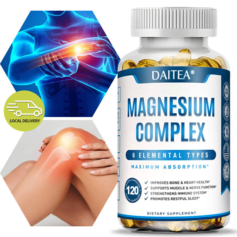 Daitea Magnesium Complex - Muscle Relaxation, Immune, Energy and ...