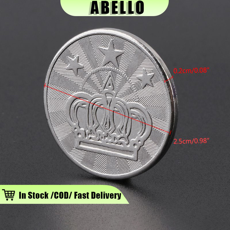 10pcs 25mm Iron Arcade Game Token Great-looking Crown Coin Arcade Game ...