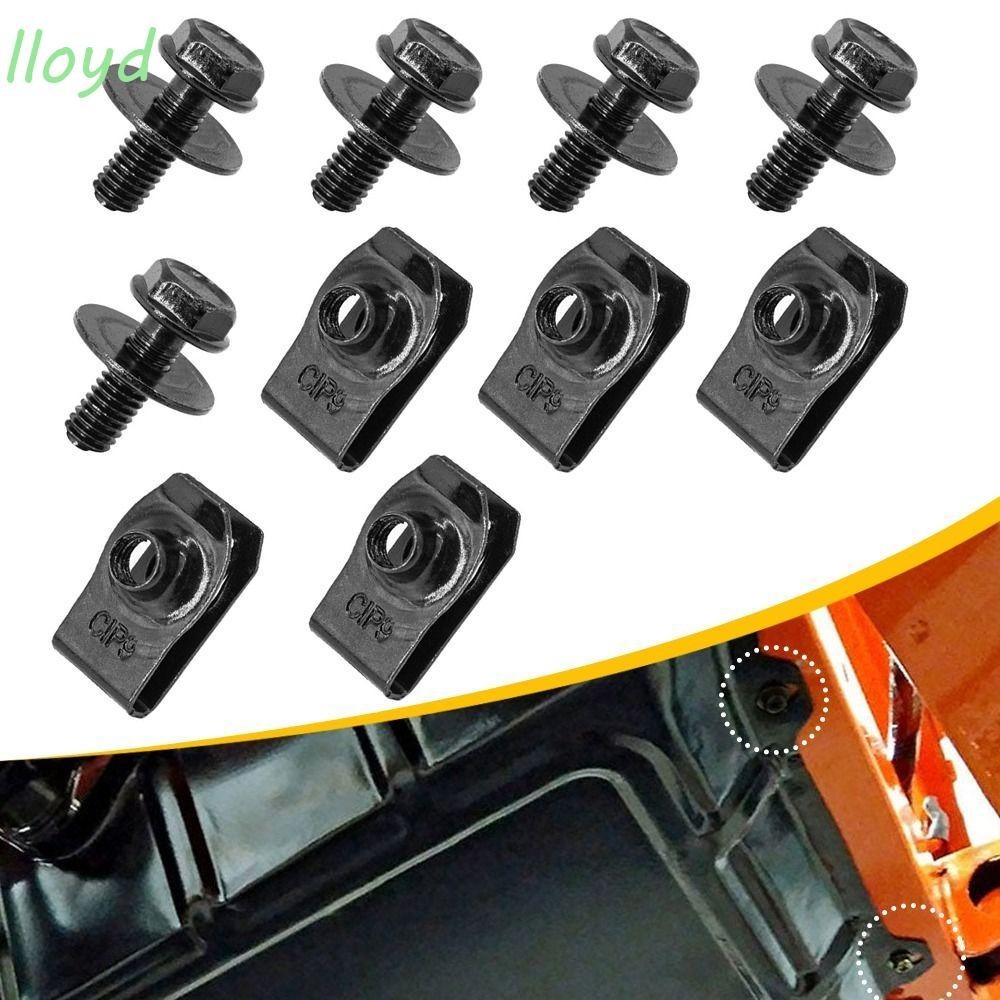 LLOYD1 5/10pcs Car Body Bolts, M6 6MM Car U-nut Clips, Universal U ...