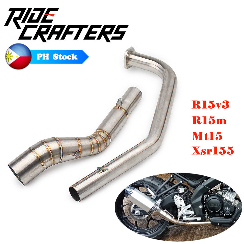 RC For Yamaha Mt 15 Xsr 155 R15 V3 V4 R15M Mt15 Xsr155 Elbow Exhaust ...