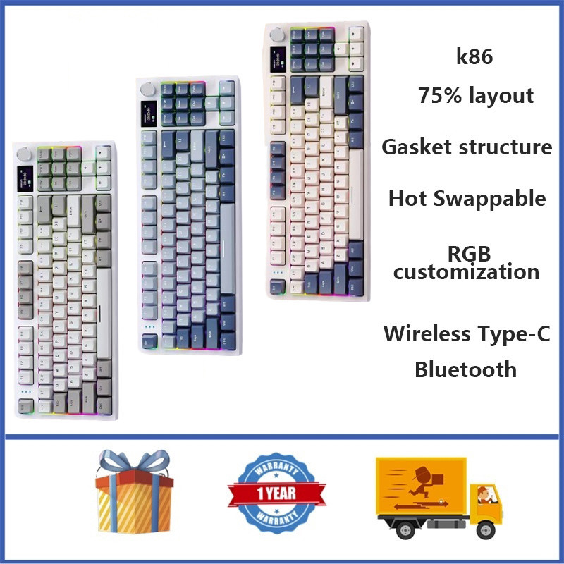 Attack Shark k86 Wireless Mechanical Keyboard Gasket Structure Hot ...