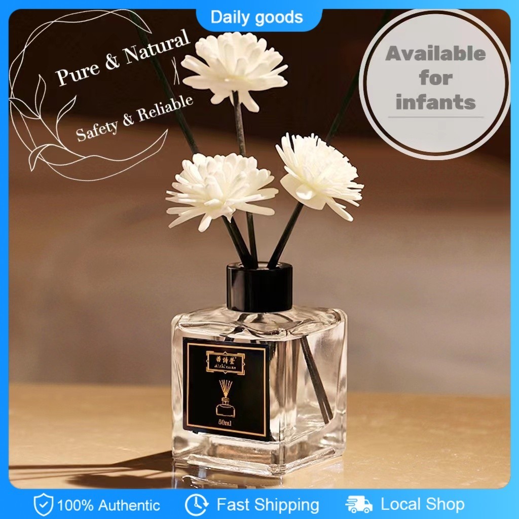 50ML Dried flowers Fragrance Essential Oil Long-lasting Air Freshener ...