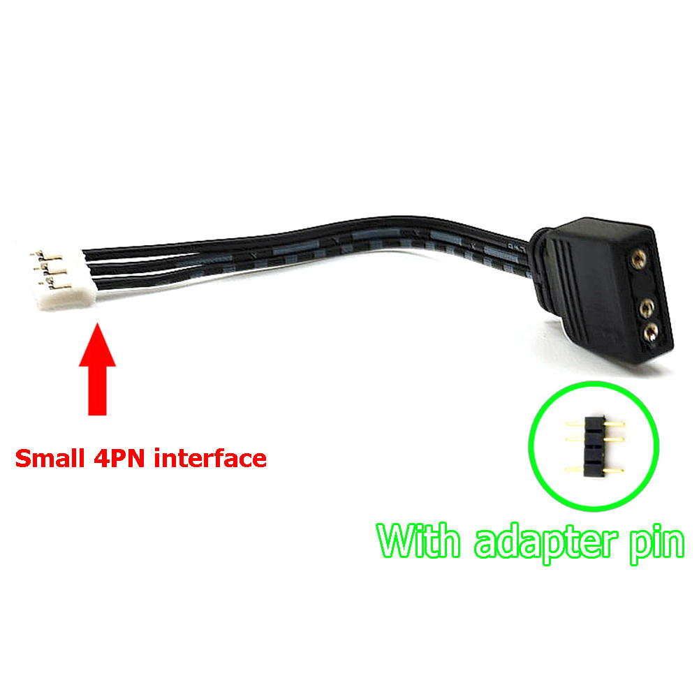 Small 4Pin/6Pin to 5V ARGB 3Pin Fan Controller Adapter Cable for ...