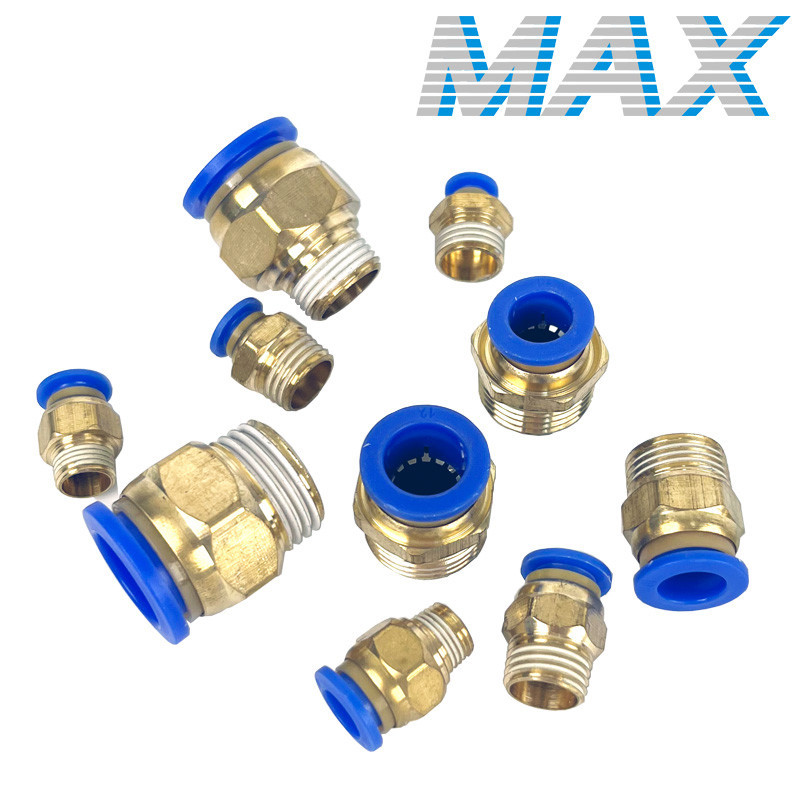 PC Pneumatic fittings Quick Connectors Push In pneumatic fittings pipe ...