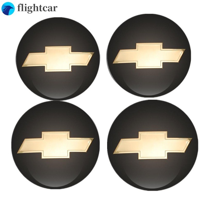 （FT）4Pcs/Set 56.5mm Aluminium Car Wheel Center Hub Caps Emblem Stickers ...