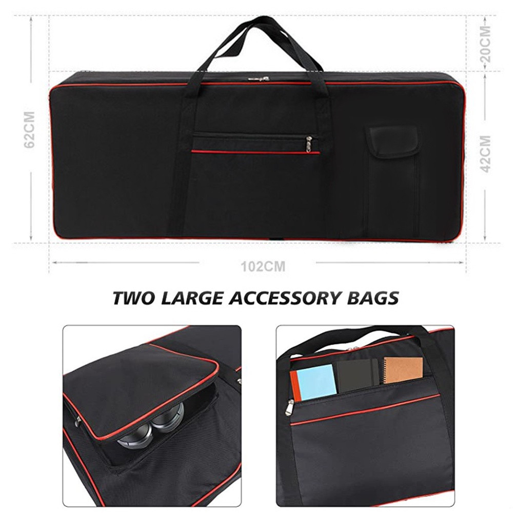 (COD) Waterproof Electronic Piano Bag Keyboard Case 61 Keys Keyboard ...