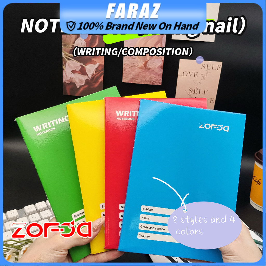 10Pcs ZOFDA A5 Composition Writing Notebook Grade 1-5 School Supplies ...
