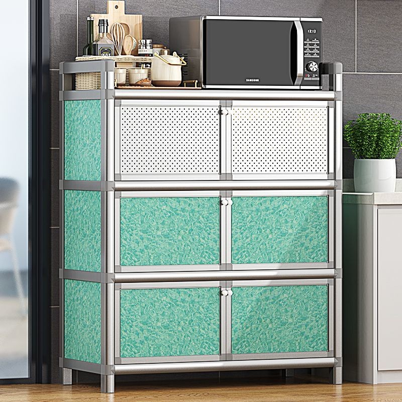 Kitchen Cabinet Household Kitchen Storage Rack Floor Multi-layer ...