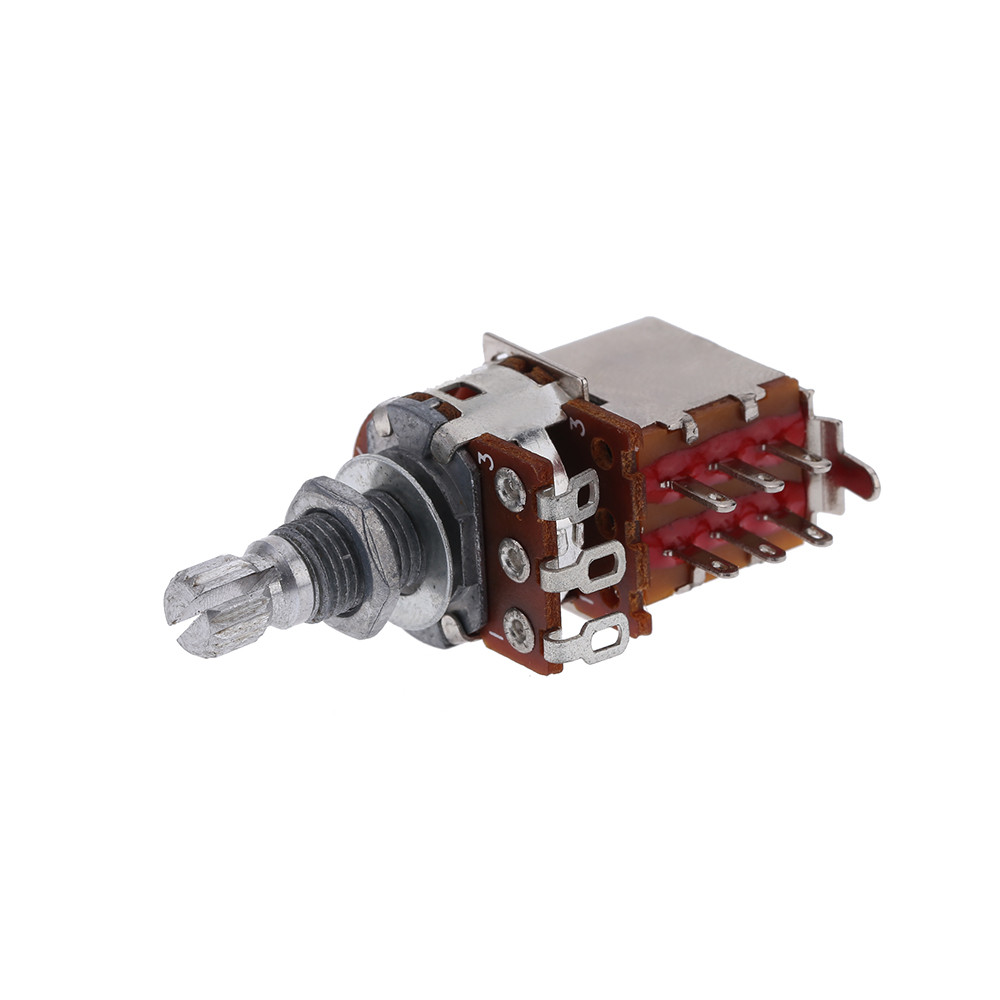 Pot Potentiometer Split Push Switch Volume Potentiometer Split Shaft ...