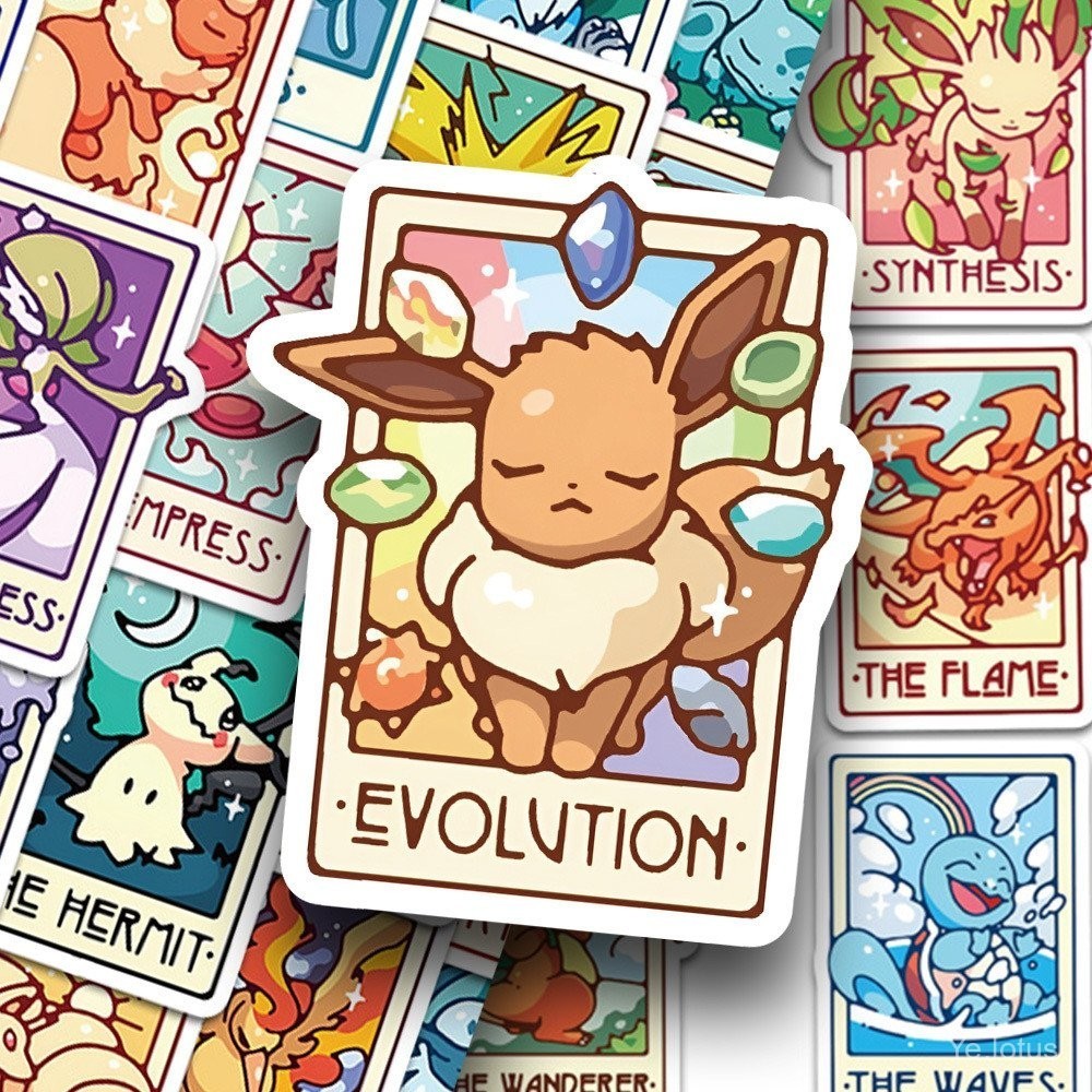 90p Pokemon Stickers Cartoon Cute Scrapbook Phone Case Notebook ...
