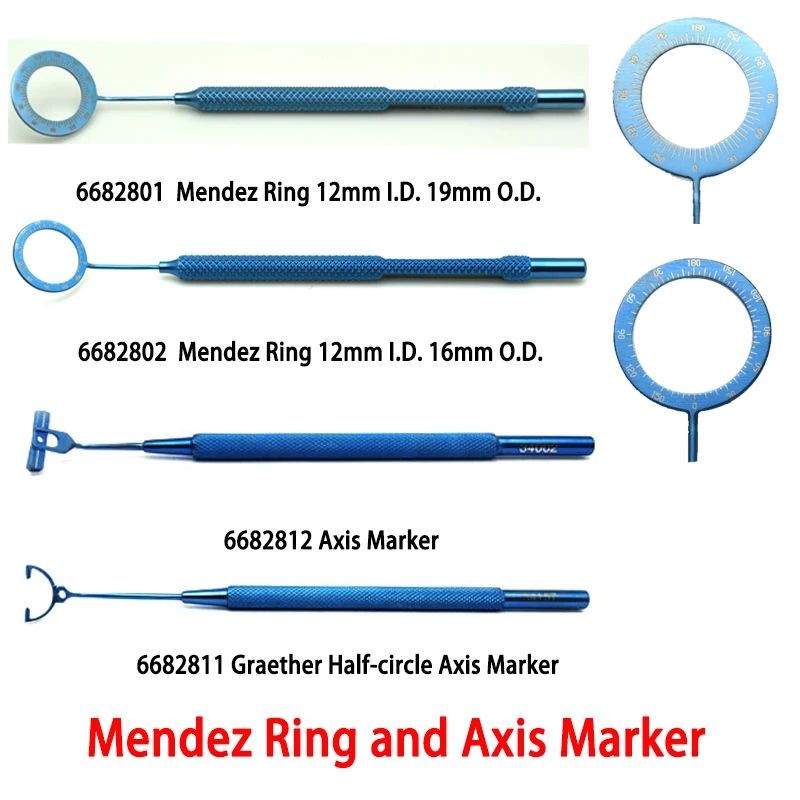 Mendez Ring Mendez Degree Gauge Graether Half-circle Axis Marker Bubble Toric Marker | Shopee ...