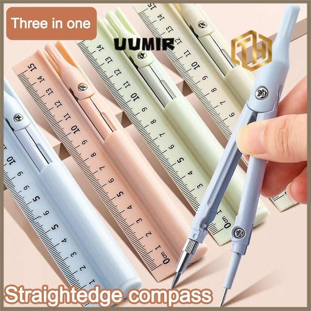 3-in-1 Ruler and Pencil Set with Compa, Compa Stationery Set with Ruler ...