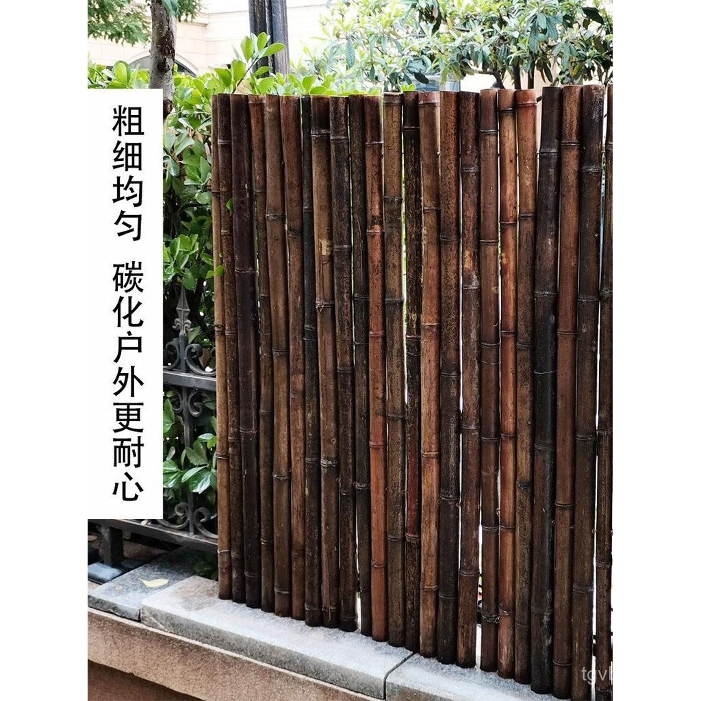 Bamboo Fence Barrier Indoor Garden Fence Anti-Corrosion Bamboo Pole ...
