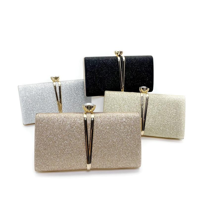 Evening Party Clutch Bag with Leather Unique Elegant Female Handbag ...
