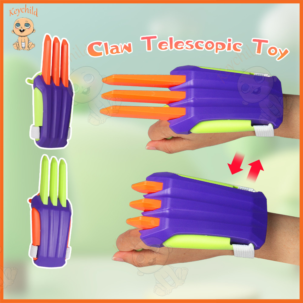 Keychild Telescopic Toy Unique Paw Sensory Toy Telescopic Wolf Claw ...