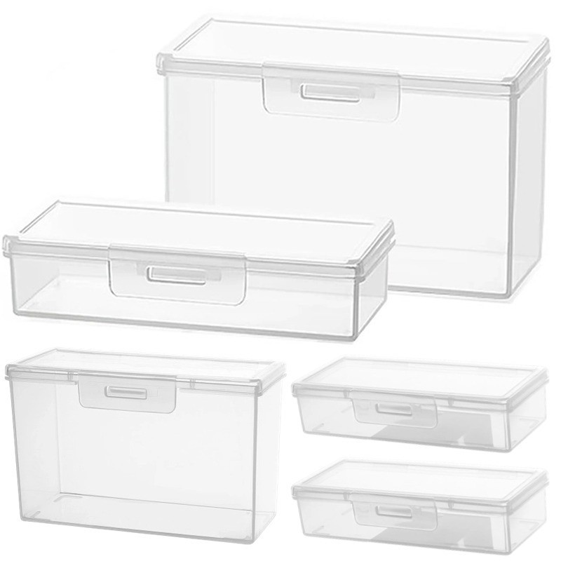 High-quality Plastic Material Storage Box with Lock Design Dust-proof ...