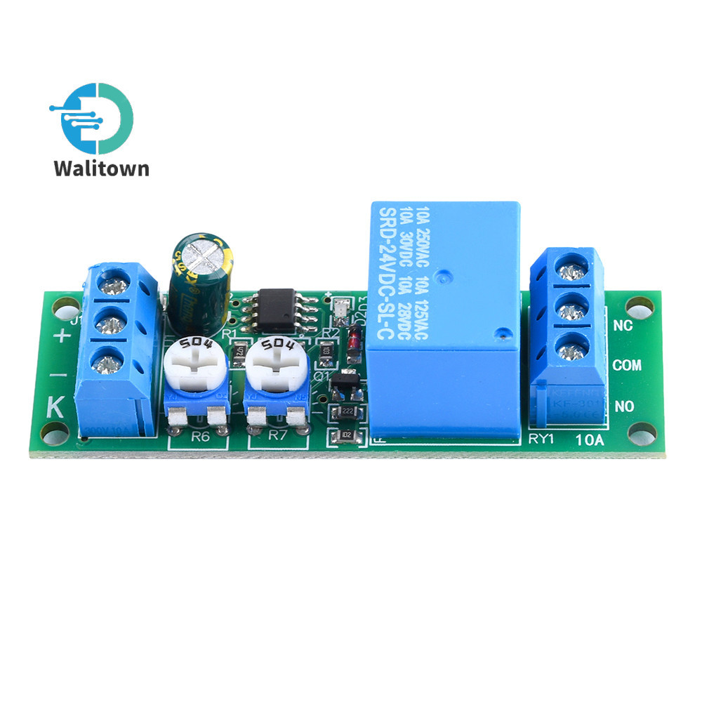 DC5V 12V 24V Delay On Delay Off Trigger Double Delay Adjustable Relay ...