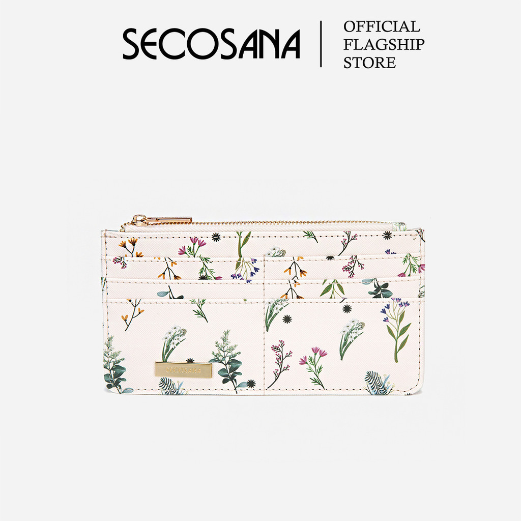 SECOSANA Mabba Printed Slim Long Wallet | Shopee Philippines
