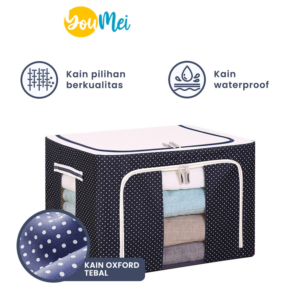 72 Liter Multifunctional Large Storage Box - 72L / 72 Ltr Multipurpose Strong Durable Zipper ...